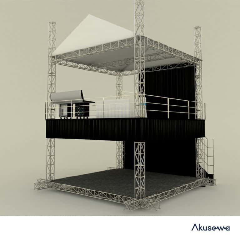 Front of House (FOH) Double Deck (Rigging Construct) – Akusewa