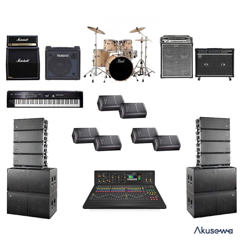 Sound System 20.000 watt + Alat Band – Akusewa