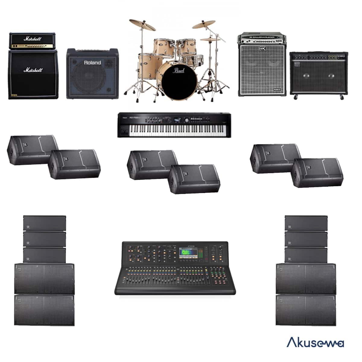 Sound Sytem 15.000 watt + Alat Band – Akusewa